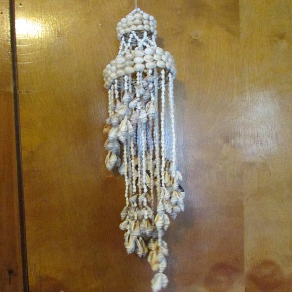 Accents | Vintage Sea Shell Wind Chime Nautical Summer Beach Porch ...